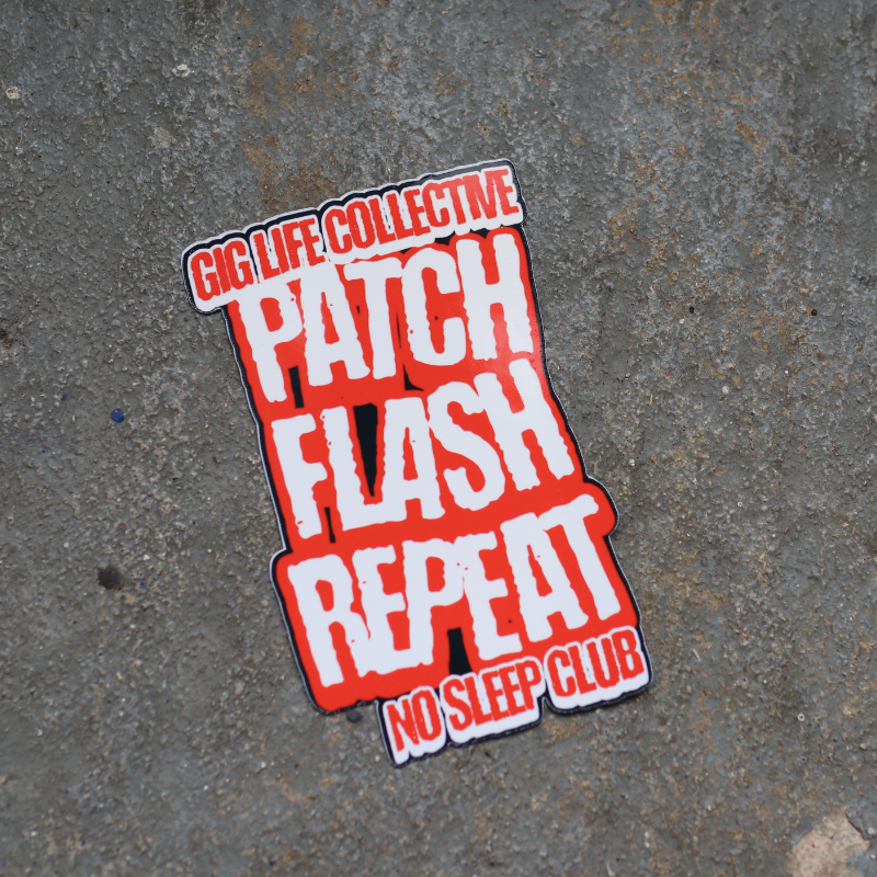 Patch Flash Repeat Sticker - Gig Life Supply Co.