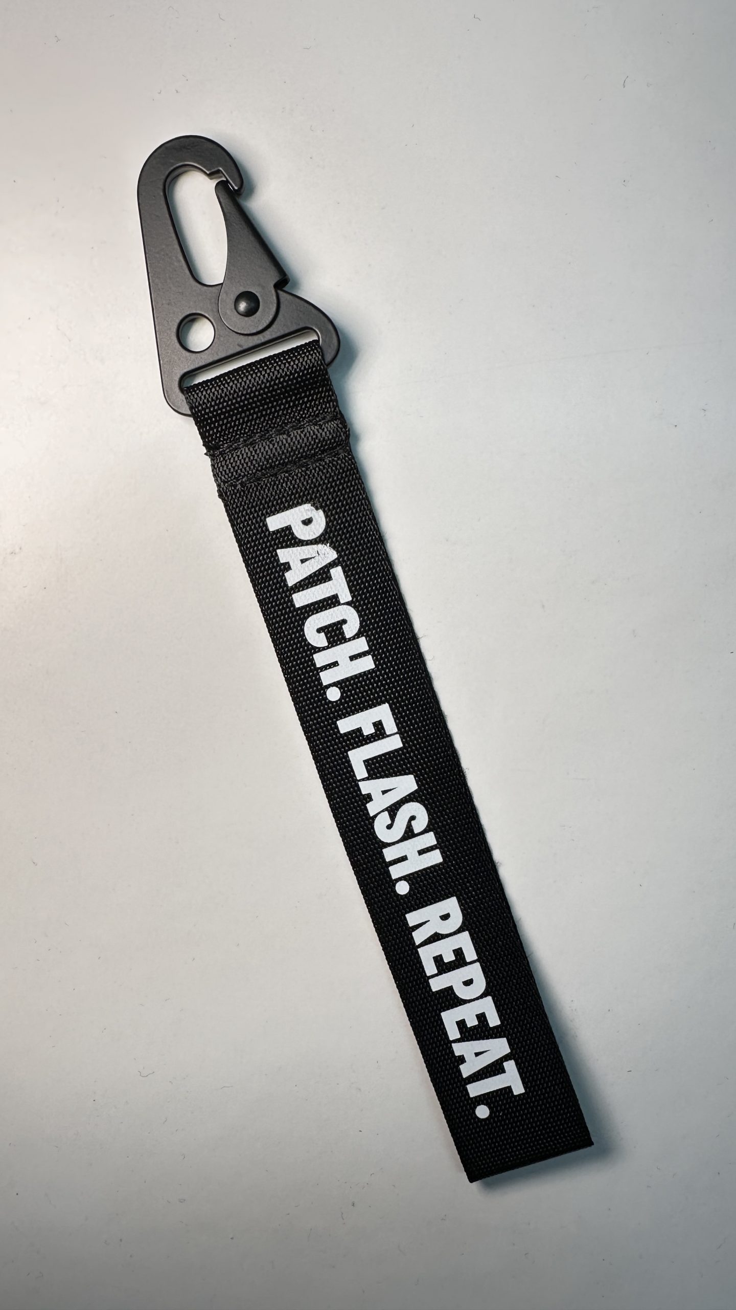 WONKY - Patch. Flash. Repeat Tactical Key Clip (Copy) - Gig Life Supply Co.